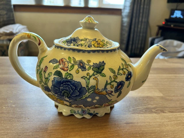 MASONS PATENT IRONSTONE China Regency Teapot £15.00 - PicClick UK