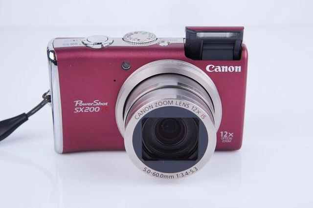 CANON POWERSHOT SX200 IS 12MP avec zoom 12X Appareil photo numérique compact EUR 79,00 - PicClick FR
