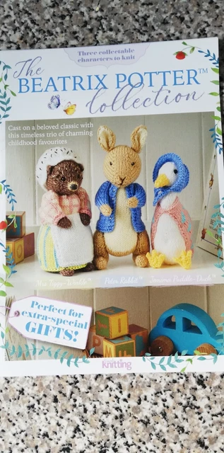 BEATRIX POTTER LAVORAZIONE a maglia Peter Rabbit/Jemima Puddle Duck/Mrs ...