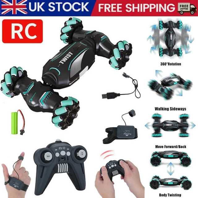 OFF-ROAD RC STUNT Car 4WD Remote Control Cars for Kids Gesture Sensing ...