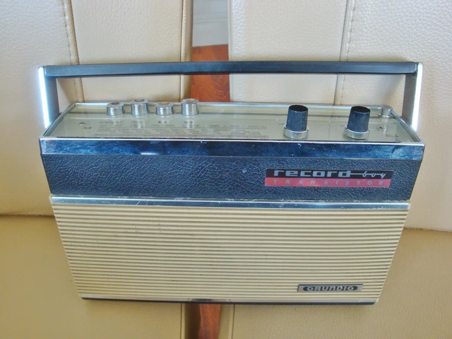 VINTAGE GRUNDIG RECORD-BOY 206 Transistor Portable FM-AM Radio 1965 EUR ...
