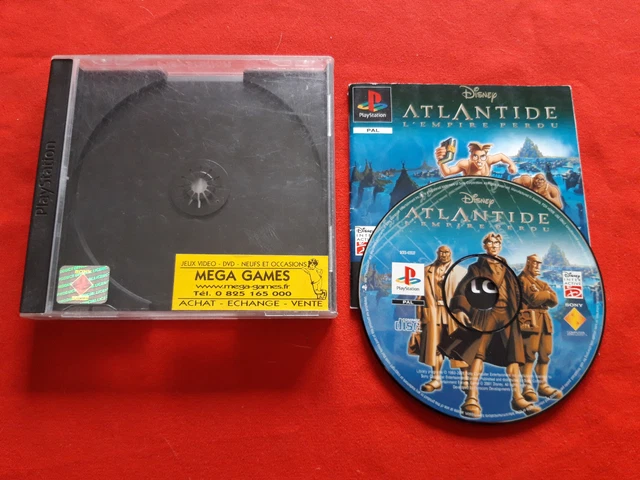 ATLANTIS THE LOST Empire Disney PS1 PlayStation 1 Sony PAL VF in Box £ ...