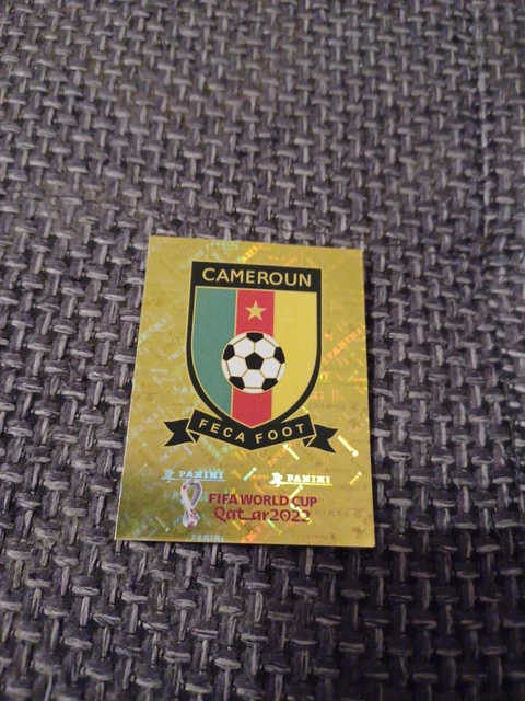 PANINI STICKER FOOTBALL World Cup 2022 CMR 2: Cameroon logo / coat of ...