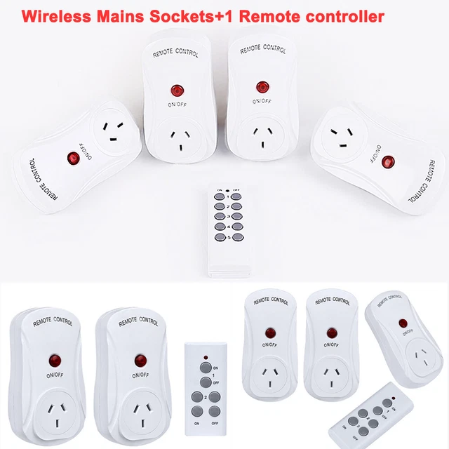 AU HOME WIRELESS Control Mains Power Point Socket 1 Outlet with Remote Control $34.95 - PicClick AU