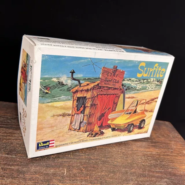 VINTAGE RAT FINK 1993 Surfite With Tiki Hut Revell Plastic Model Ed ...