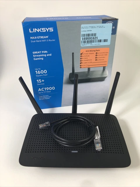 LINKSYS EA7430 MAX-STREAM AC1900 Dual-Band WiFi 5 Router $20.00 - PicClick