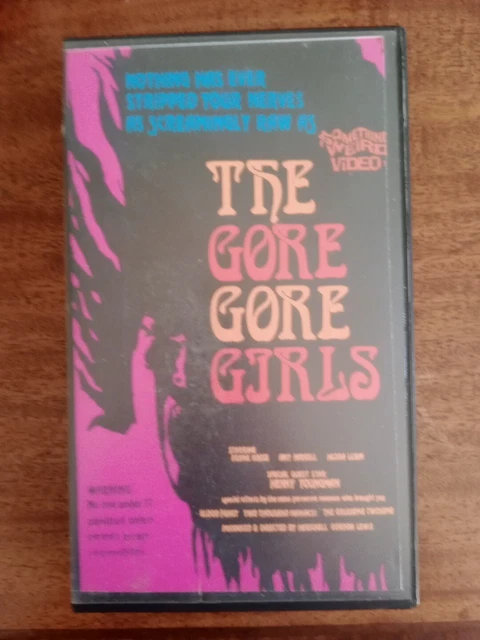 THE GORE GORE Girls VHS Herschel Lewis Rare Something Weird Horror ...