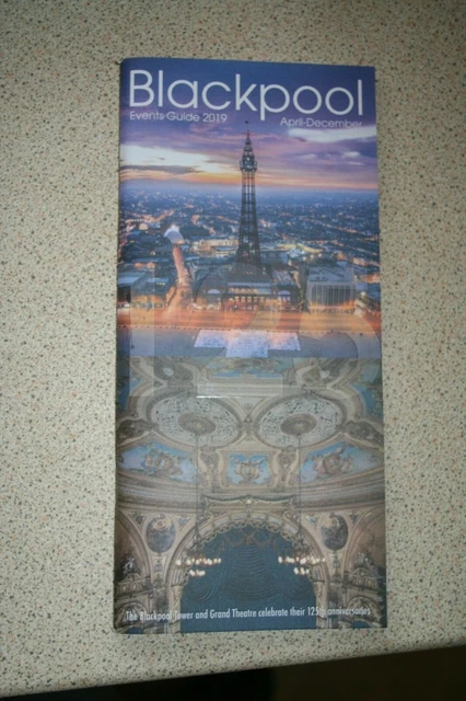 BLACKPOOL 2019 EVENT Guide Leaflet Shows Tower Theatres Illuminations ...
