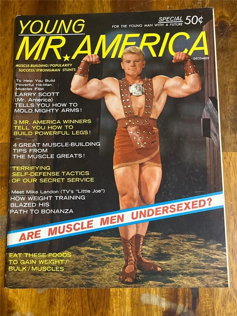YOUNG MR AMERICA bodybuilding muscle magazine Gladiator DAVE DRAPER 12-64 £30.68 - PicClick UK