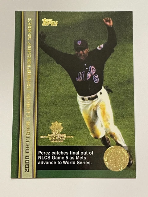 2000 TOPPS BASEBALL New York City Subway Series #66 - Timo Perez - Mets ...