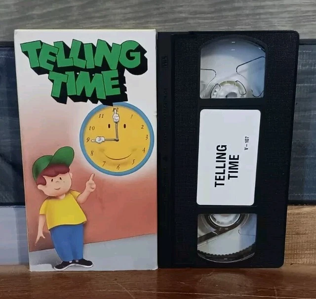 TELLING TIME 80S Educational Tape VHS 1988 VHS RARE £11.57 - PicClick UK