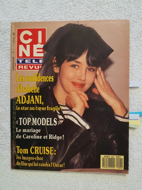 CINE REVUE N°1 1990 Adjani M.broderick C.bergen Brialy C.cox Orbison Keenan Wynn EUR 4,00 ...