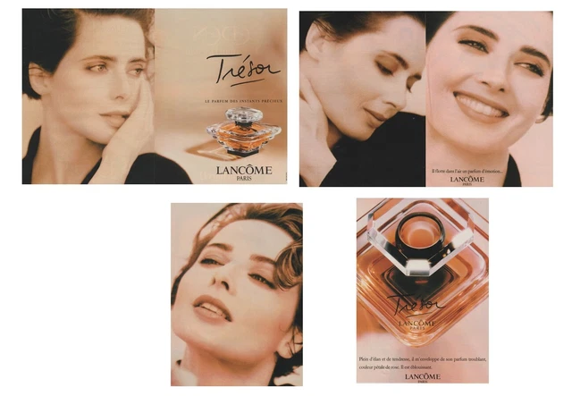 PUBLICITÉ PAPIER- ADVERTISING paper -Trésorde Lancôme 4 pages dont 2 ...