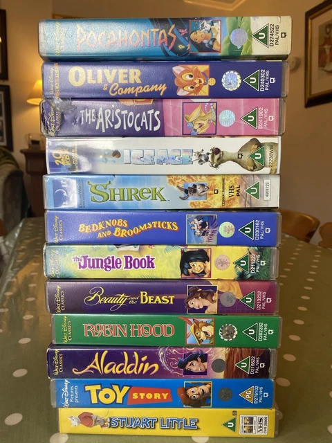 BUNDLE X 12 Walt Disney VHS Tapes Video Cassettes Childrens Classics £8 ...