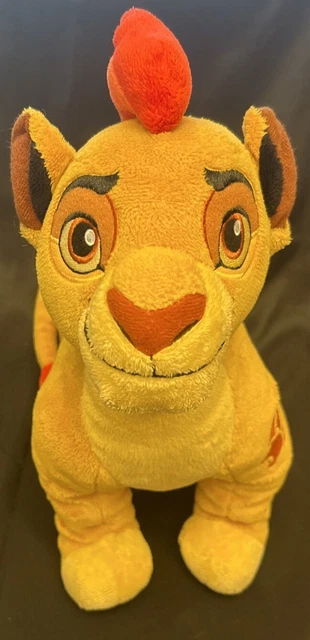 DISNEY COLLECTION LION Guard Kion Simba's Son Plush Red Mohawk 15 ...