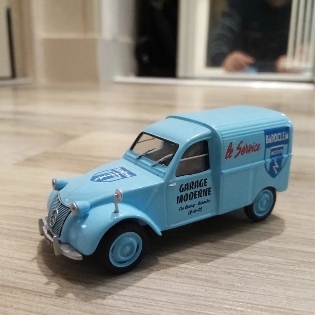 CITROEN 2CV CAMIONETTE bleu 1/43 (no solido/norev/eligor/dinky) EUR 4 ...
