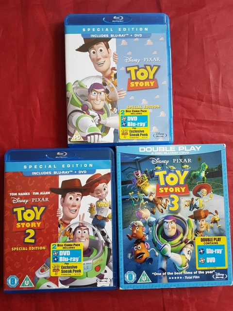 TOY STORY 1-3 Disney Pixar Bluray Bundle 1 & 2 Special Editions £9.95 ...