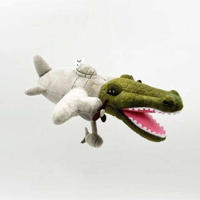 ITALIAN BRAINROT AL Crocodile Fighter Jet Plush Game Doll Stuffed Toys ...