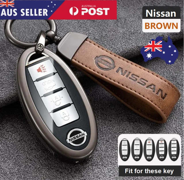 CAR KEY FOB Cover For Nissan Patrol X-Trail Navara Juke Qashqai Leaf ...