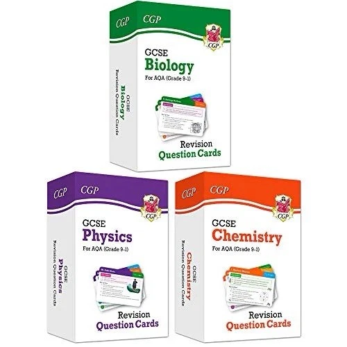 GCSE AQA BIOLOGY Chemistry Physics Revision Question Cards Triple Science CGP £14.23 - PicClick UK