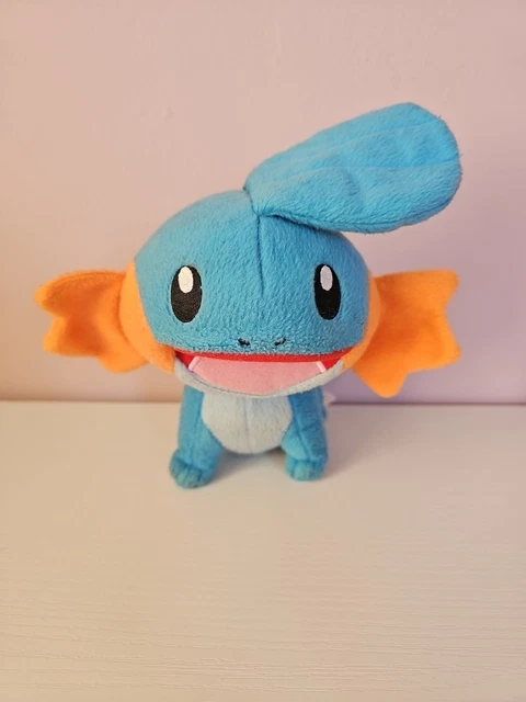 POKEMON MUDKIP OPEN Mouth Plush Soft Toy 6 Inches Tall Preowned 2015 £ ...