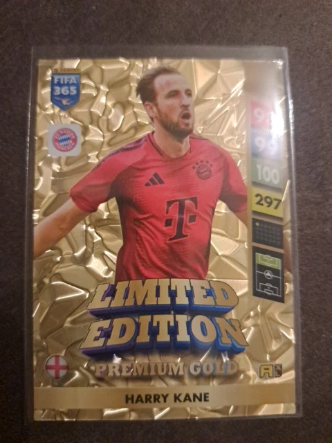 PANINI ADRENALYN FIFA 365 2025 Limited Gold Edition Harry Kane Excellent £2.54 - PicClick UK