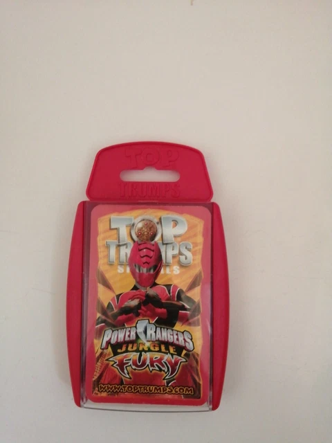 TOP TRUMPS - POWER RANGERS Jungle Fury. Used in Very Good Condition £19 ...
