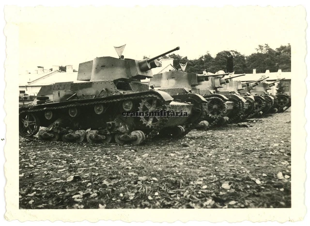 ORIG. FOTO POLNISCHE Beute Panzer T-26 Tank in Polen 1939 EUR 7,99 ...