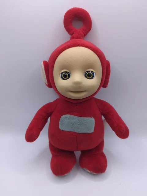 RED TALKING TELETUBBIES Po soft toy 28cm with sound Teletubby Character ...
