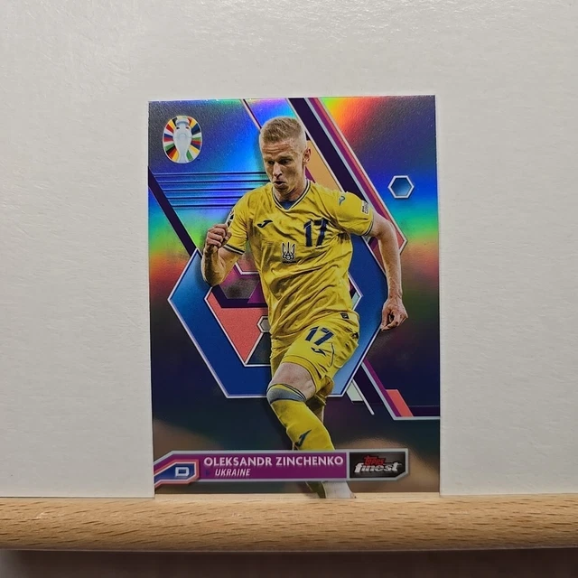 2023 TOPPS FINEST Soccer UEFA EURO 2024 Oleksandr Zinchenko carta ... 2023 TOPPS FINEST Soccer UEFA EURO 2024 Oleksandr Zinchenko carta ...