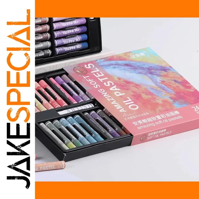 JAKESPECIAL – VIBRANT 48-Color Soft Oil Pastel Set EUR 45,59 - PicClick FR