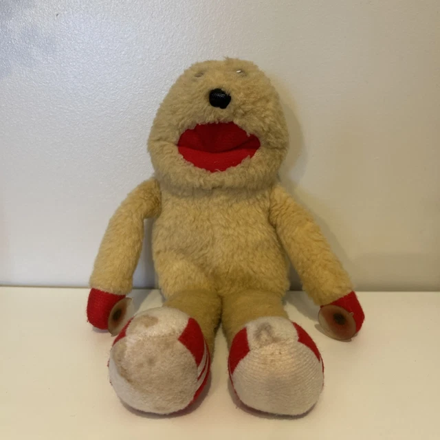 VINTAGE GORDON THE Gopher Telitoy Plush Toy with Suction v Cups 11-inch ...