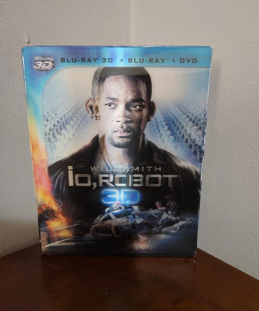 BLU-RAY *** IO ROBOT 3D + 2D + DVD + COVER 3D*** Fuori Catalogo EUR 35 ...