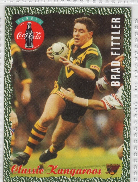 AUSTRALIAN COCA-COLA RUGBY League Card 1995 Brad Fittler £2.63 ...