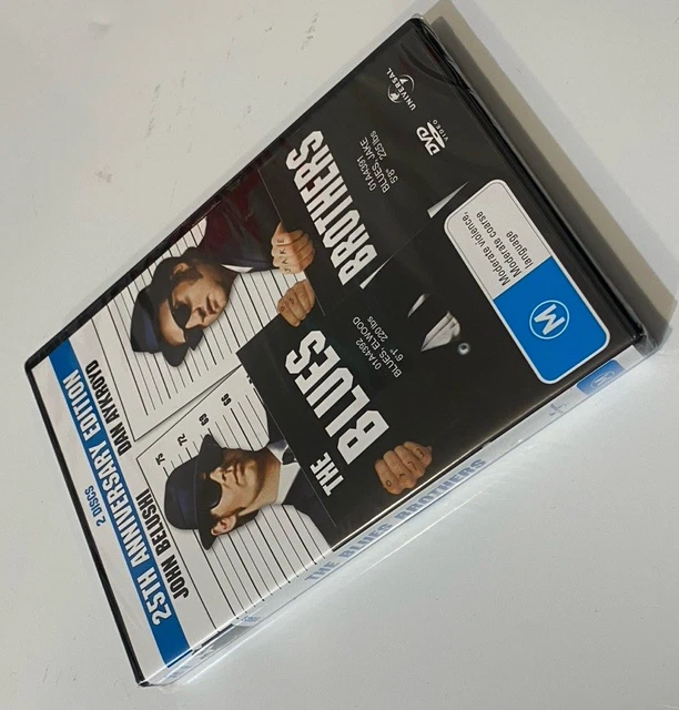 THE BLUES BROTHER DVD Movie Region 2 4 5 PAL Action Comedy 25th ...