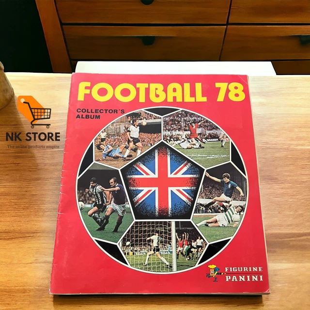 PANINI FOOTBALL 78 Sticker Album Complete Excellent Condition ...