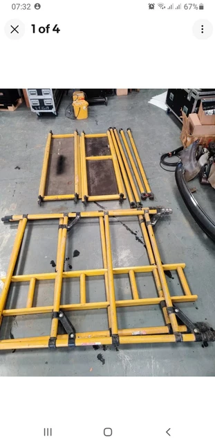 YOUNGMAN BOSS GRP Scaffold Tower Fiberglass Platform Frame Double Width ...