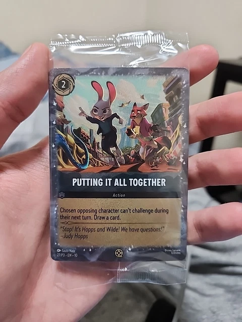 LORCANA ZOOTOPIA 2 - Putting It All Together 27/P3 Promo Card SEALED $15.00 - PicClick CA