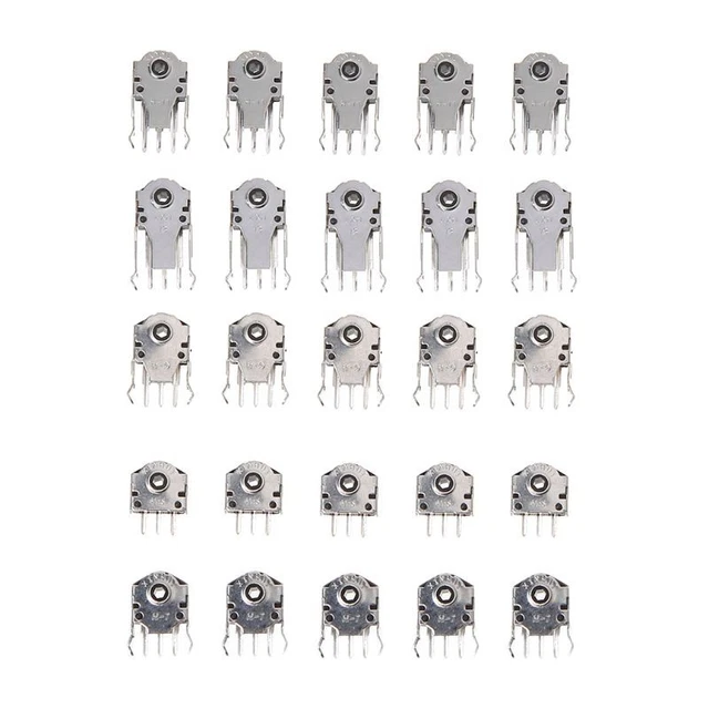 25PCS 5 KINDS Mouse Encoder Kit Wheel Encoder Switches Repair Parts ...