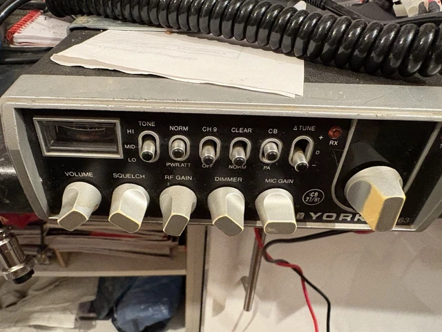 YORK JCB 863 - 40 channel FM CB Radio(CB 27/81) £26.70 - PicClick UK