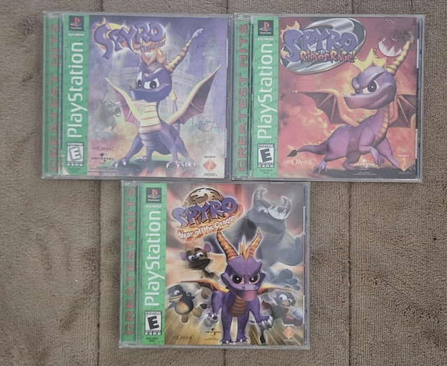 SPYRO COLLECTORS EDITION Trilogy PS1 PlayStation 1 Complete CIB 3 Disc ...