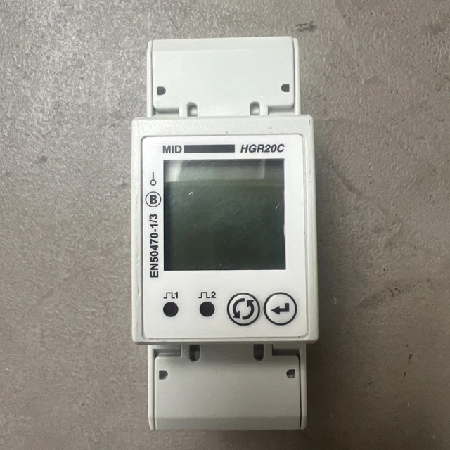 HAGER HGR20C METER MID Dinrail 2M Direct Fed Modbus £21.49 - PicClick UK