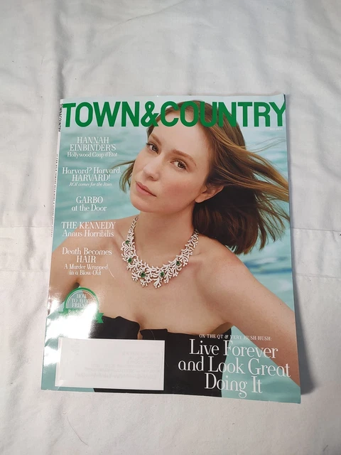 TOWN & COUNTRY Magazine May 2025 Hannah Einbinder Cover Issue Harvard ...