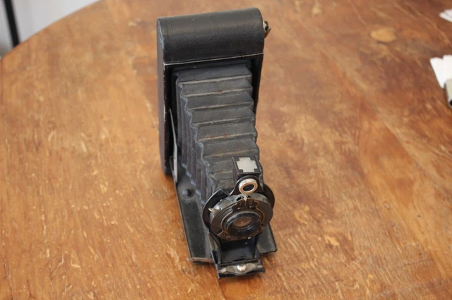 VINTAGE NO. 2-C Folding Autographic Brownie Camera By Eastman Kodak ...