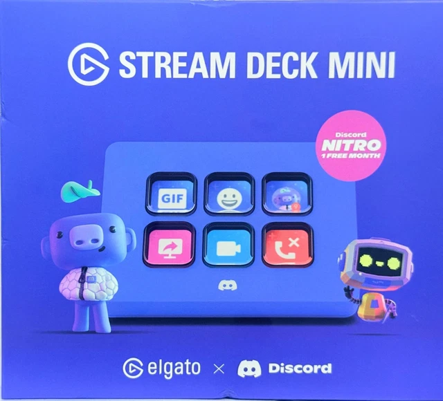 ELGATO STREAM DECK Mini - 6 Customizable Keys Studio Controller Twitch ...