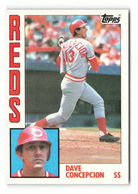 CARTE DE BASEBALL 1984 Topps Dave Concepcion #55 Cincinnati Reds EUR 1 ...