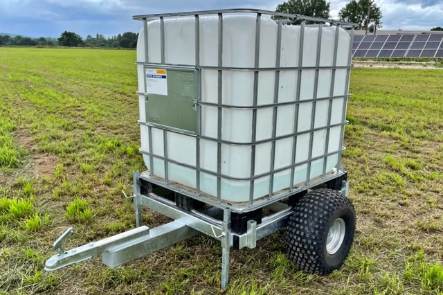 IBC WATER BOWSER Trailer with Free IBC Tank £895.00 - PicClick UK