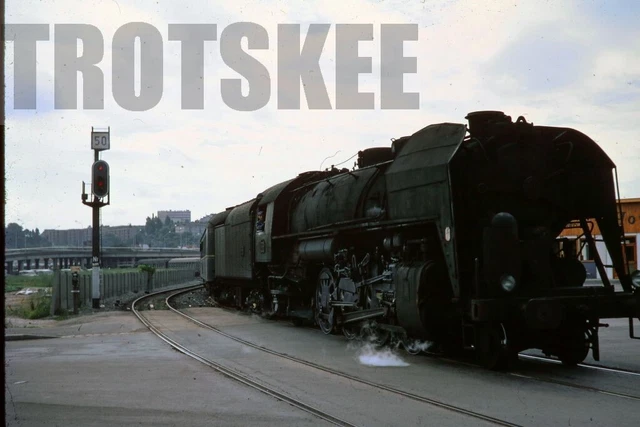 35MM SLIDE SNCF French Railways Steam Loco 141 R 1215 1969 Original ...