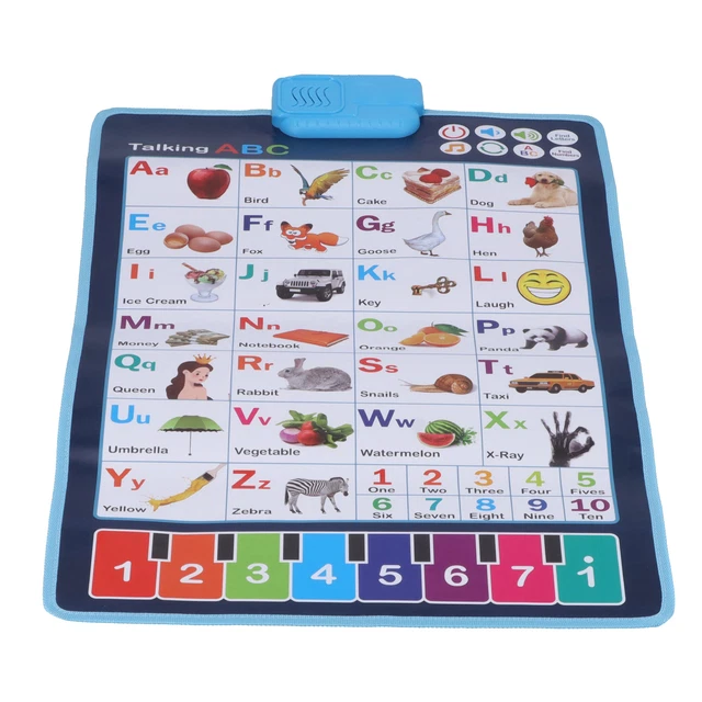ELECTRONIC ALPHABET WALL Chart Talking Alphabet Poster Hanging On ...