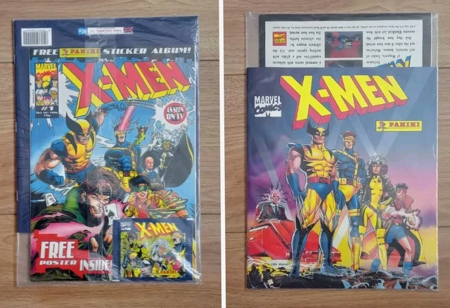 X-MEN COMIC WITH Free Gift Panini Sticker Album And Stickers Factory ...